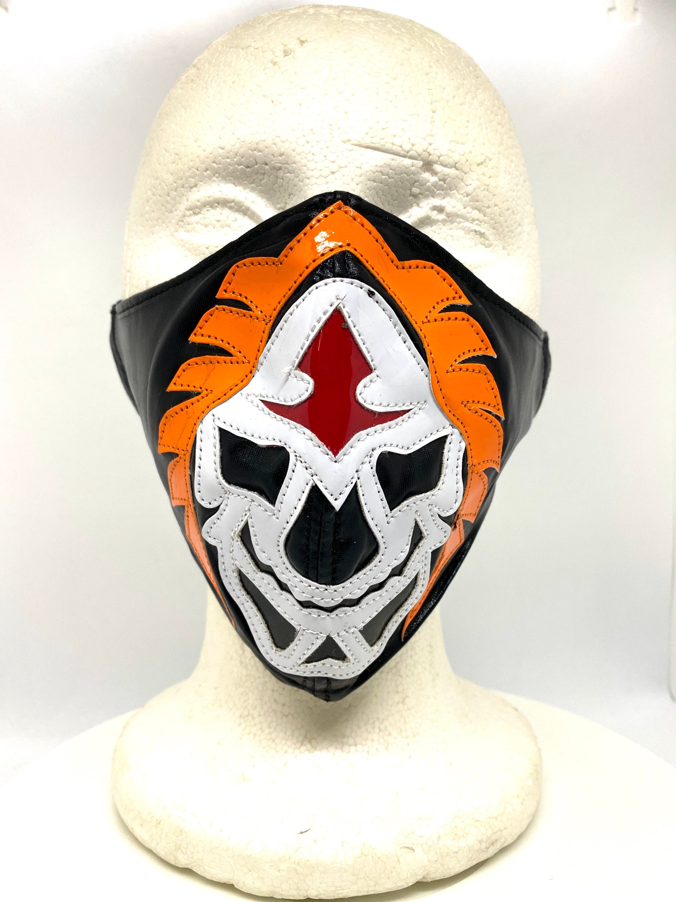 Lucha Libre Face Mask Hand Made Luchador Skull Rock Goth - Etsy