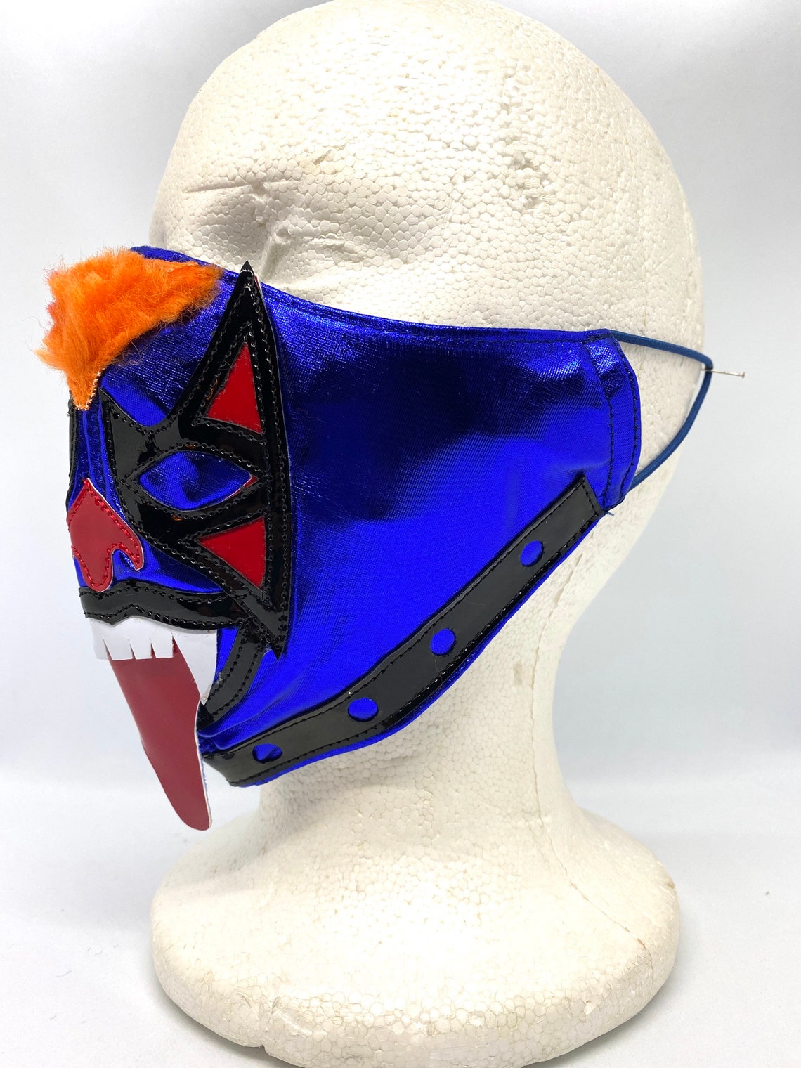 Hand Made Lucha Libre Face Mask Luchador Mascara Psycho Clown 3D - Etsy