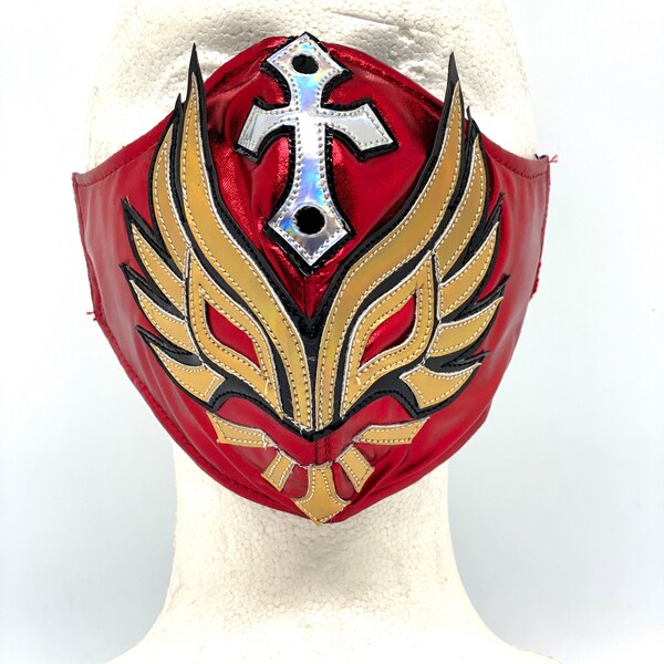 Red Luchador Mask - Etsy