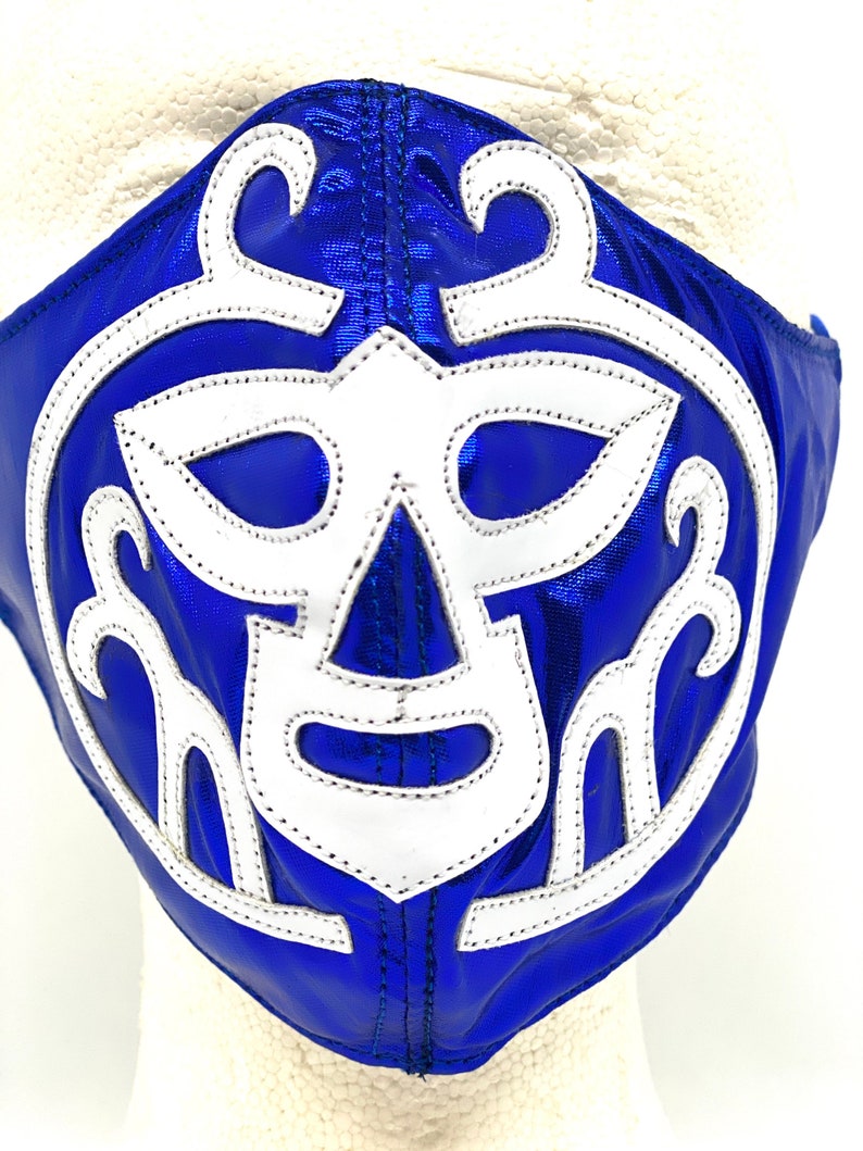Lucha Libre Face Mask Luchador Blue Huracan Ramirez Mask - Etsy