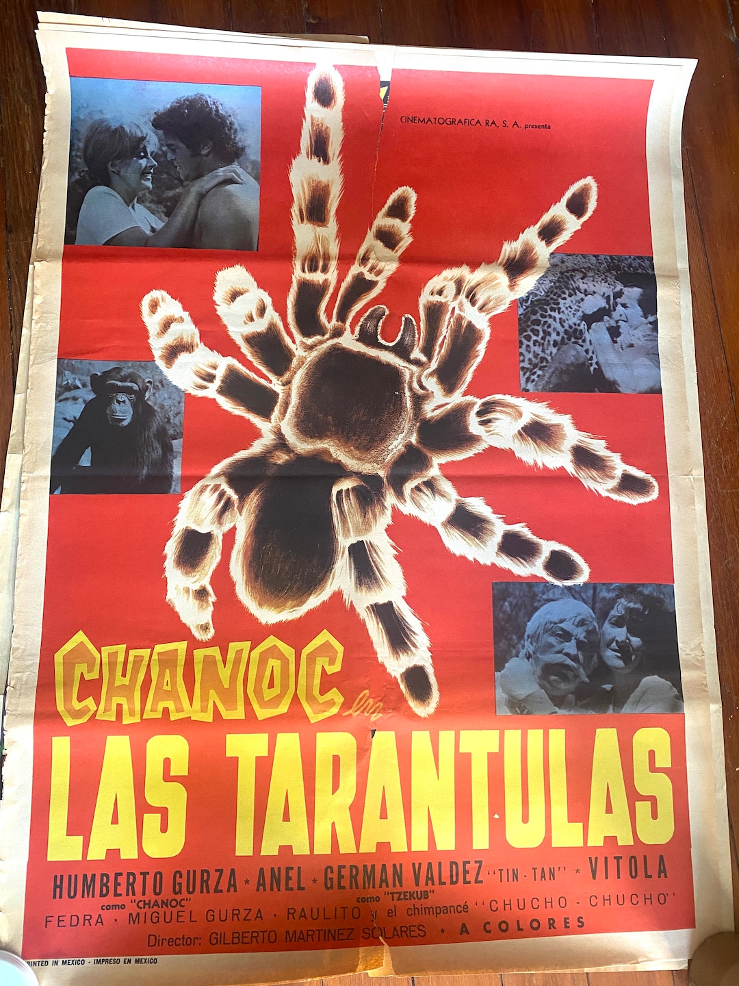 Vintage Chanoc Las Tarántulas Movie Poster Horror Film - Etsy