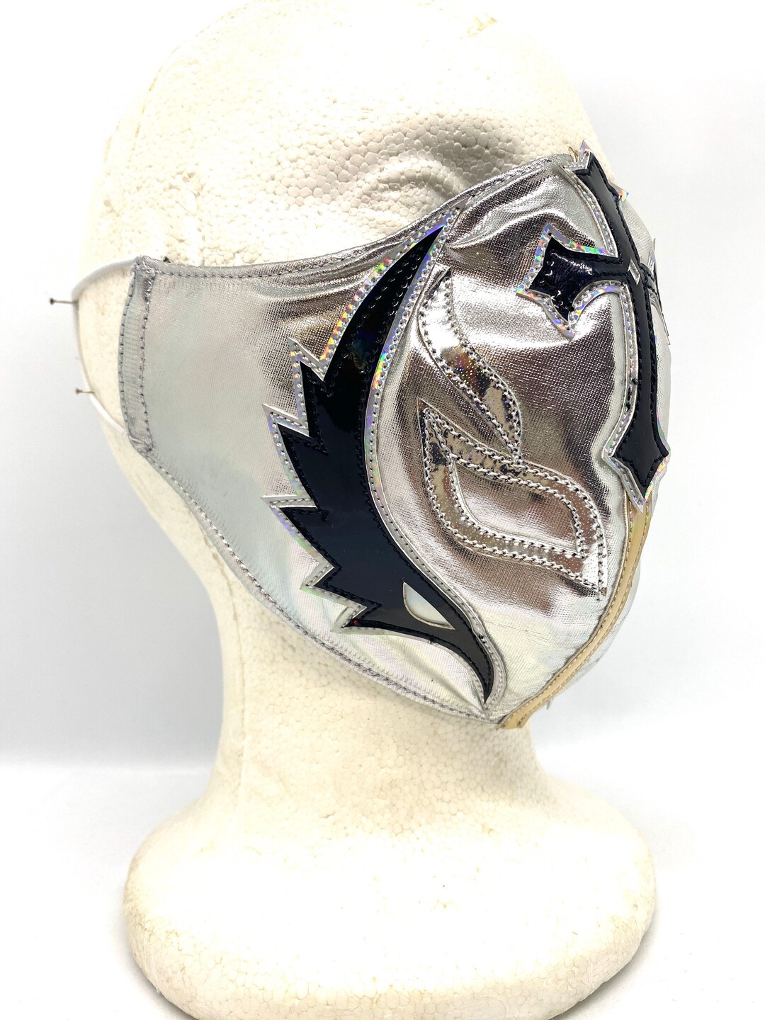Lucha Libre Face Mask Wrestling Luchador Silver - Etsy
