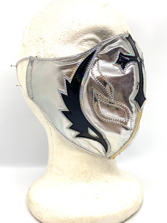 Lucha Libre Face Mask Wrestling Luchador Silver | Etsy
