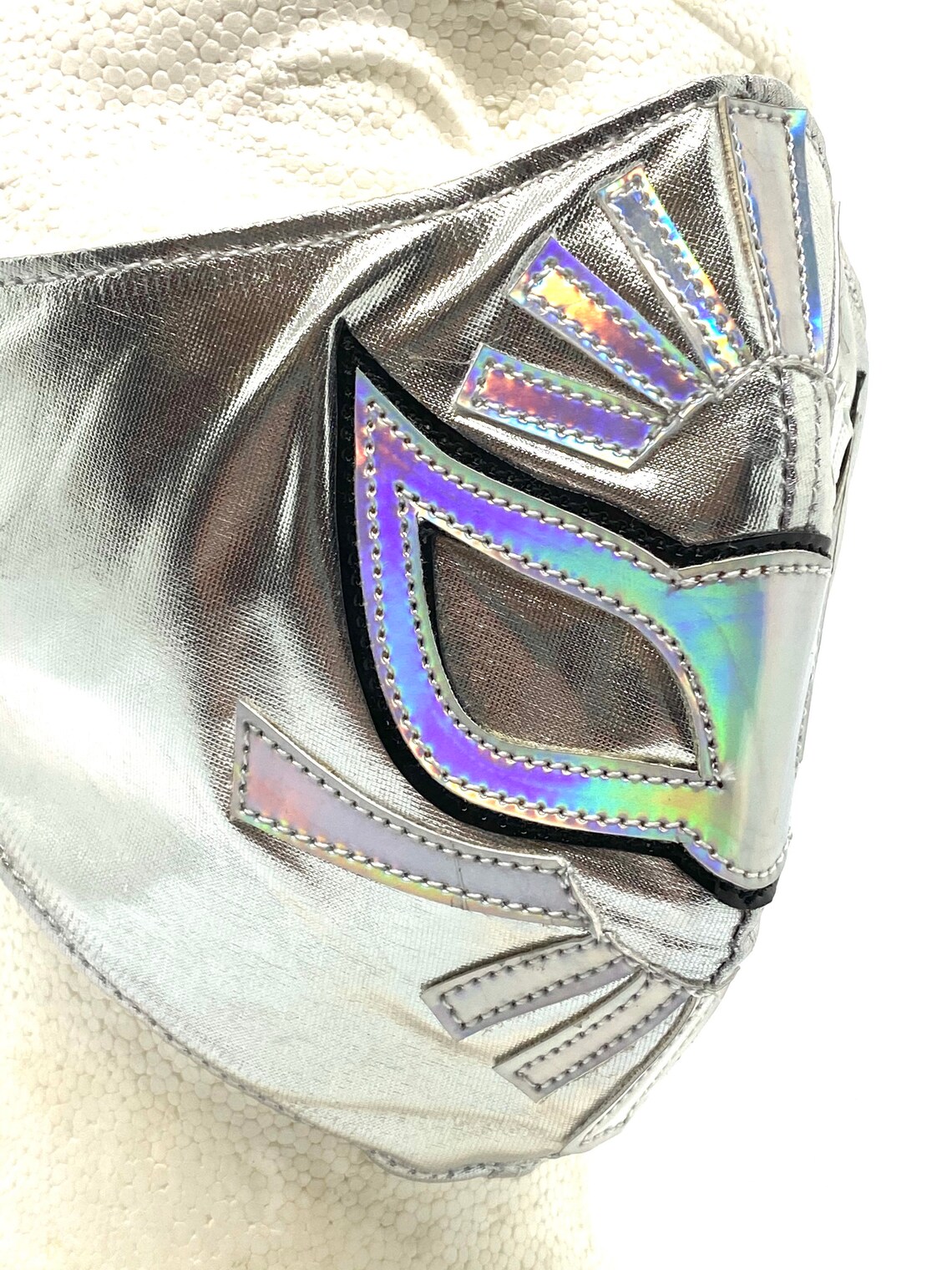 Hand Made Lucha Libre Face Mask Wrestling Luchador Silver | Etsy