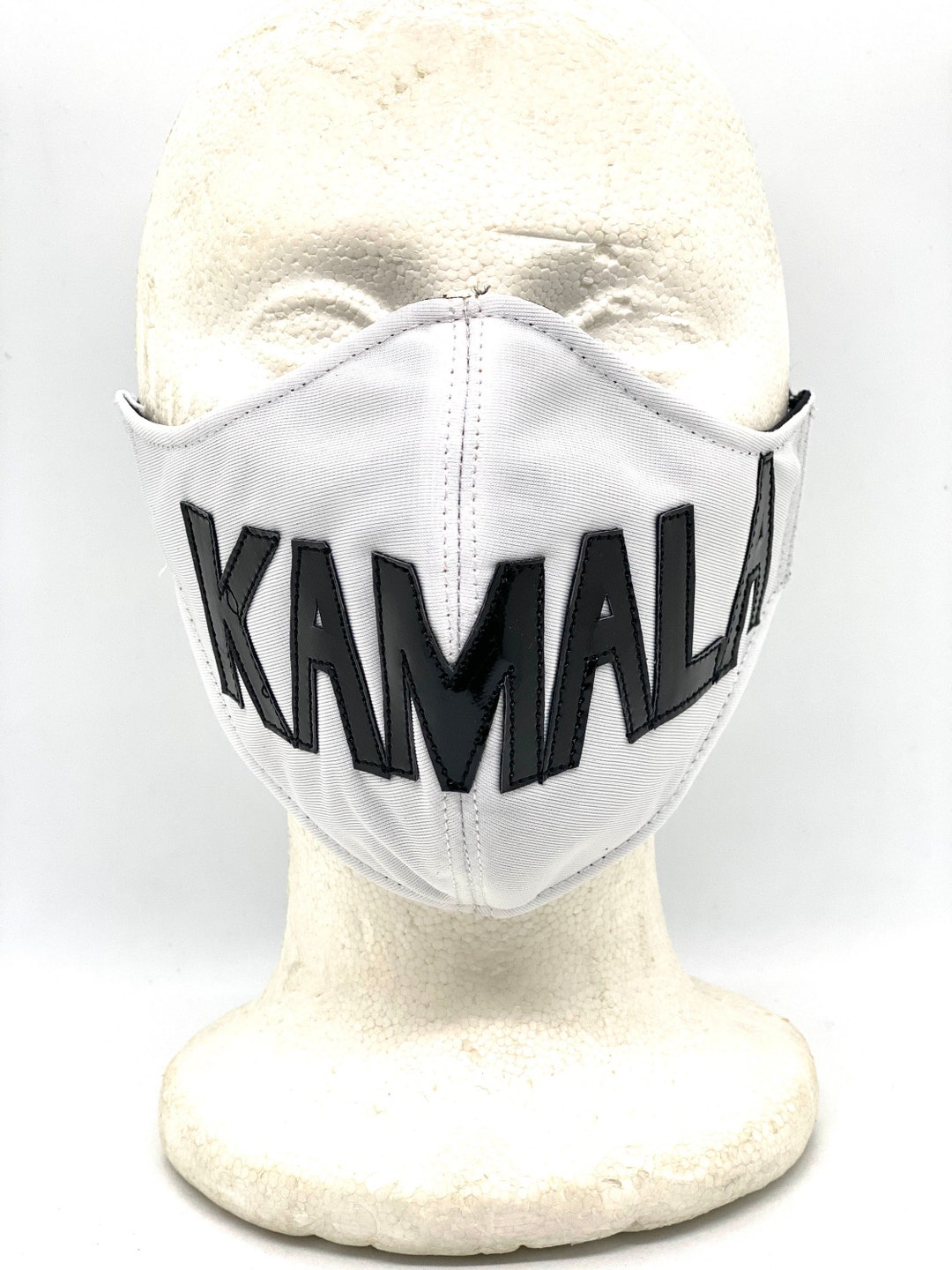 Kamala Face Mask White Hand Made USA - Etsy