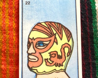 Rare 1980s Vintage Halcon Dorado Luchador Mask Lucha Libre Wrestling ...