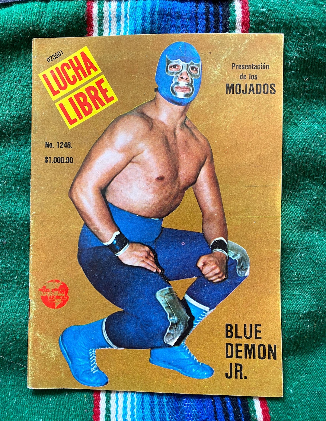 1988 Vintage Lucha Libre Magazine Luchador Revista Blue Demon Lola ...