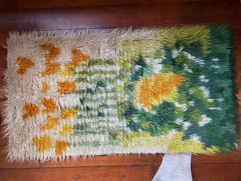 Vintage 1970s Swedish Rya Rug Shag 1970s NIAB Rug Scandinavian | Etsy