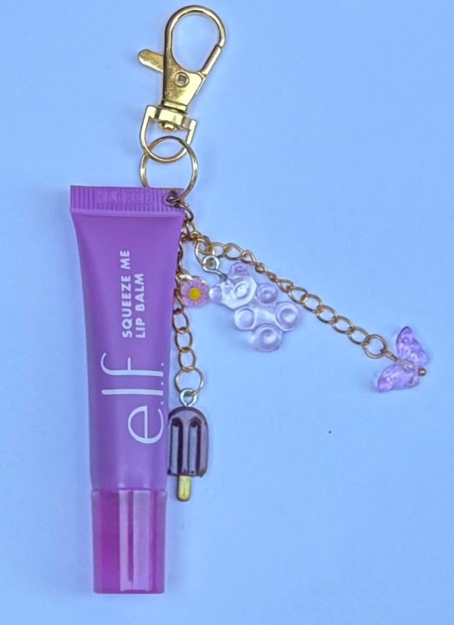 ELF Squeeze Me Lip Balm W/ Customizable Charmed Keychain - Multiple ...