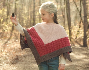 Girls Poncho Pattern | Etsy