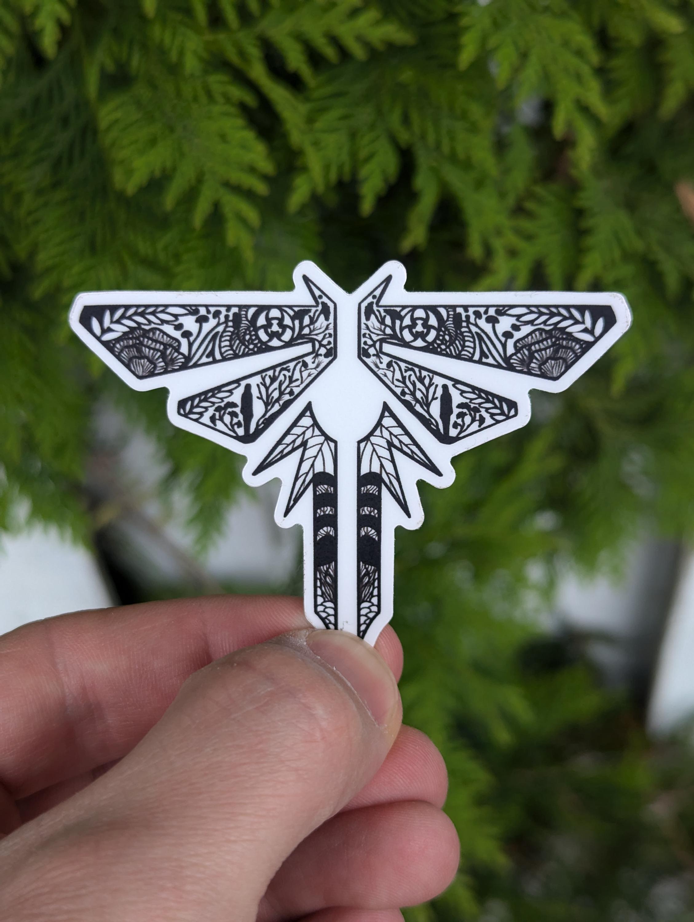 TLOU Joel Ellie Guitar Tattoo Sticker | Fan Creation Last of Us Sticker ...
