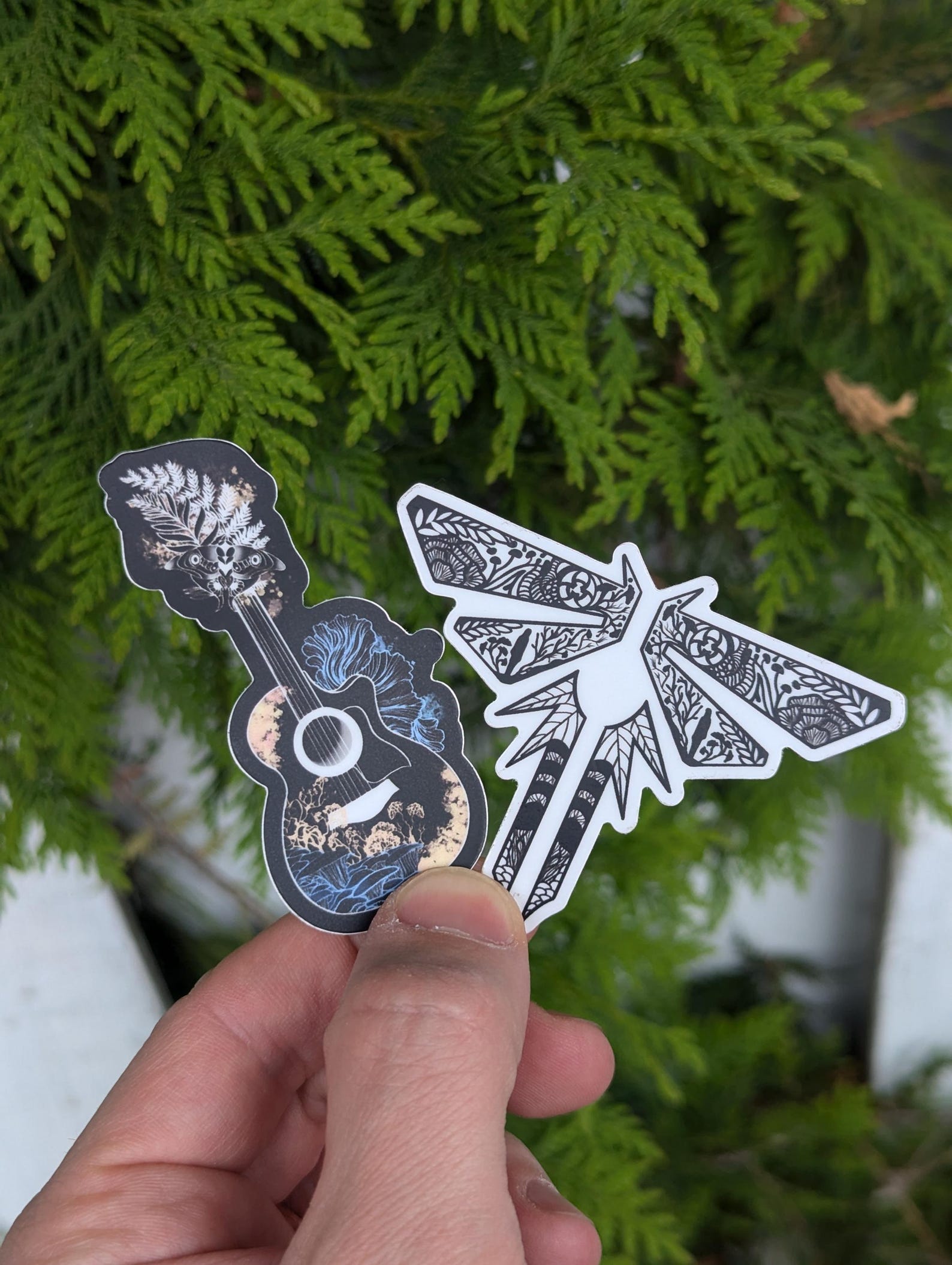 TLOU Joel Ellie Guitar Tattoo Sticker | Fan Creation Last of Us Sticker ...