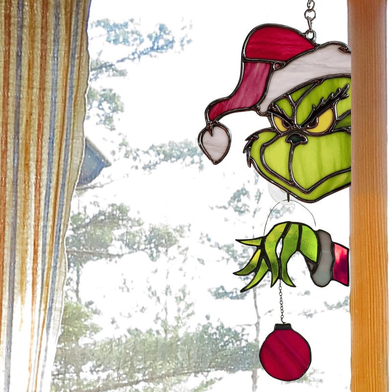 Grinch Window Art - Etsy