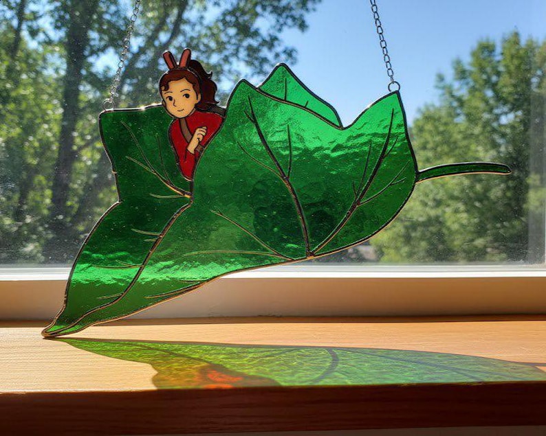 Calcifer Frying Pan Resin Suncatcher, Anime Window Decor, Gift for Her ...