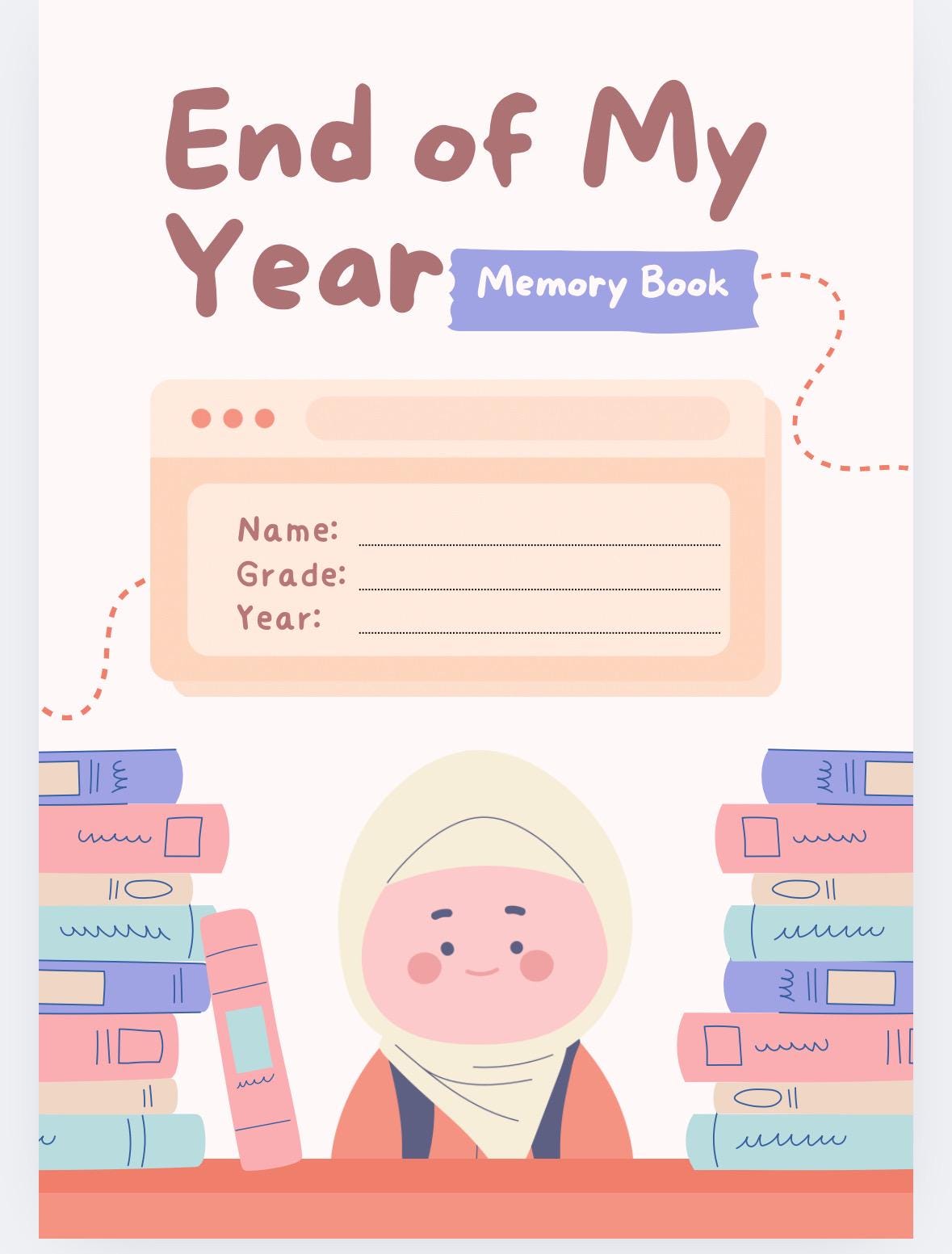 End of Year Memory Book - Etsy