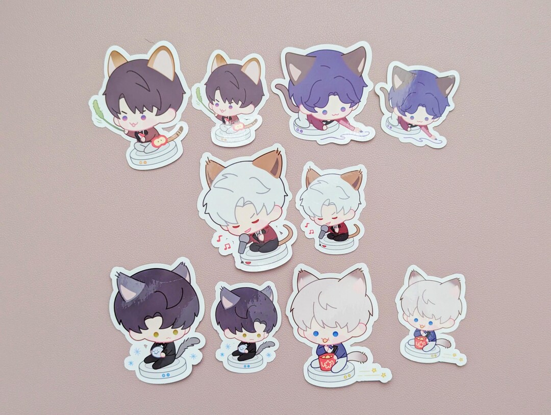 Love and Deepspace Chibi Lis Vinyl Sticker: Roomba Parade - Etsy