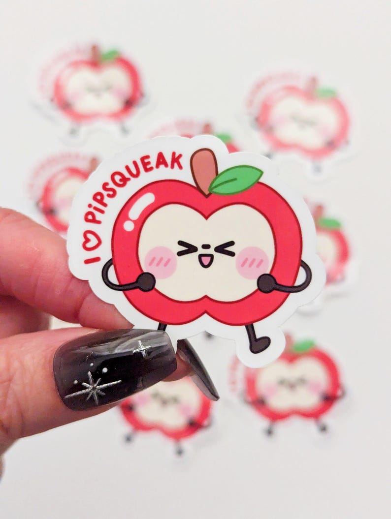 Caleb Apple Emoji Vinyl Sticker: Love and Deepspace - Etsy