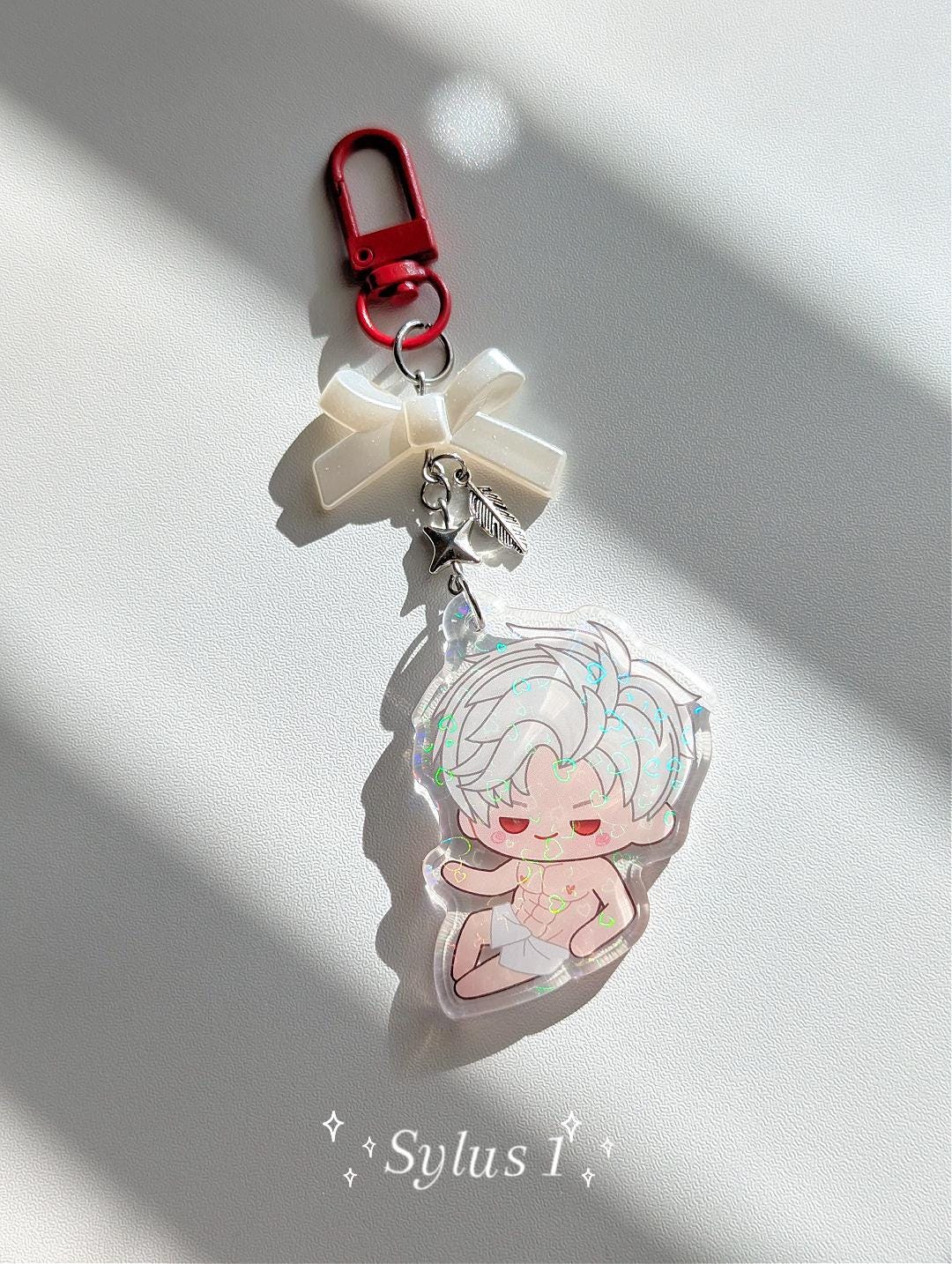 Towel Outfit Sylus Zayne Caleb Beaded Keychain: Love and Deepspace Fan ...
