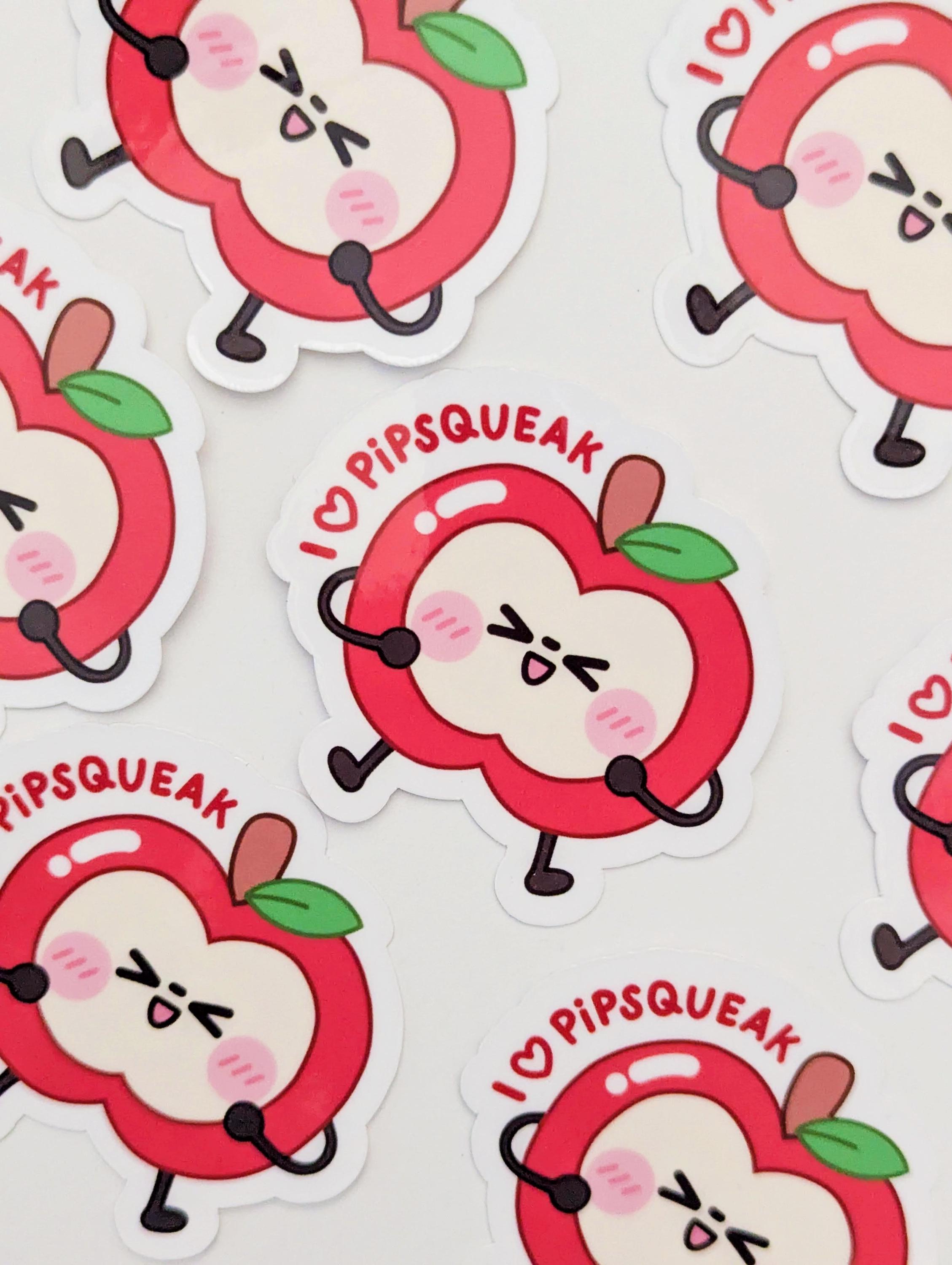 Caleb Apple Emoji Vinyl Sticker: Love and Deepspace - Etsy