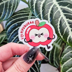 Caleb Apple Emoji Vinyl Sticker: Love and Deepspace Fan Merch - Etsy