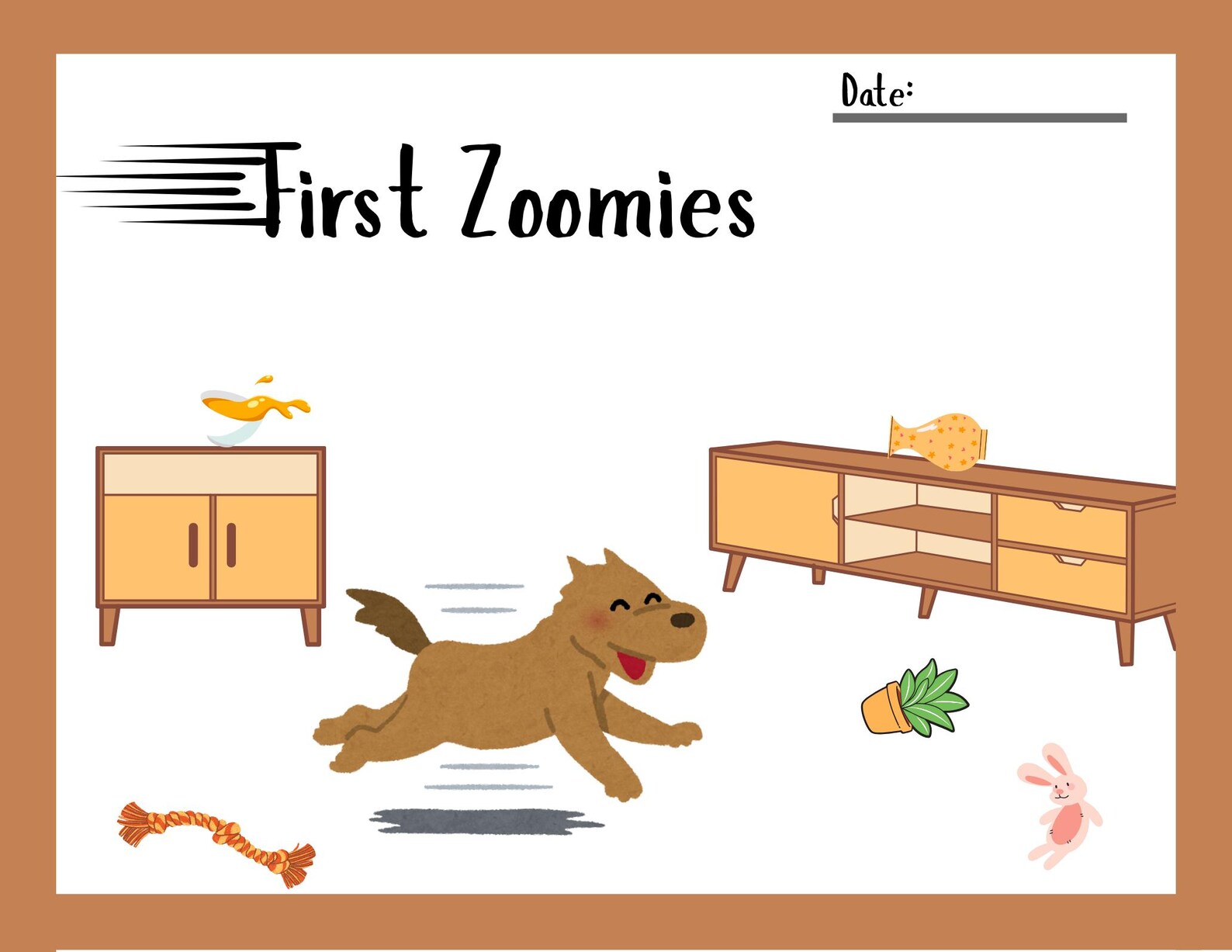 Printable Dog Milestone Cards – 10 Funny + Sweet Pet Moments – Puppy ...
