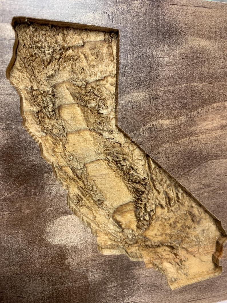 49 State Topographical Relief STL Files - Etsy