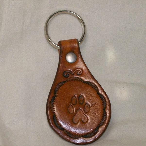 Leather Key Fob - Etsy