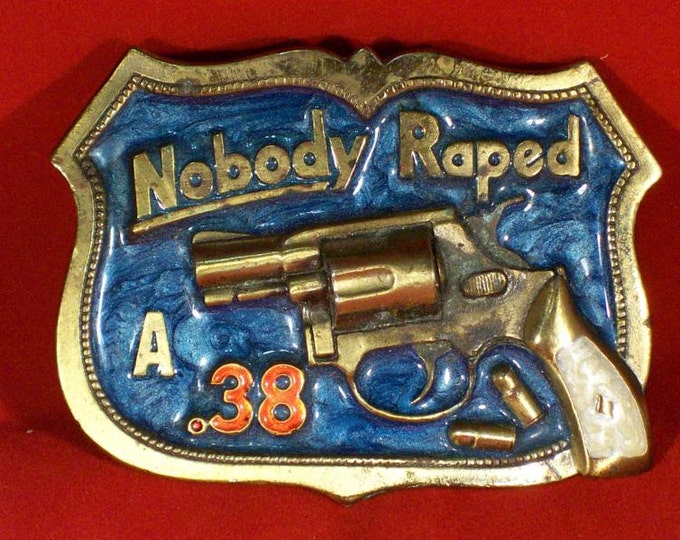 Vintage Anti-rape Trophy Buckle - Etsy