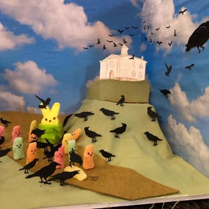 Halloween Black Crows, Die Cut Paper, 3 Medium Size, 21 Small + 32 ...