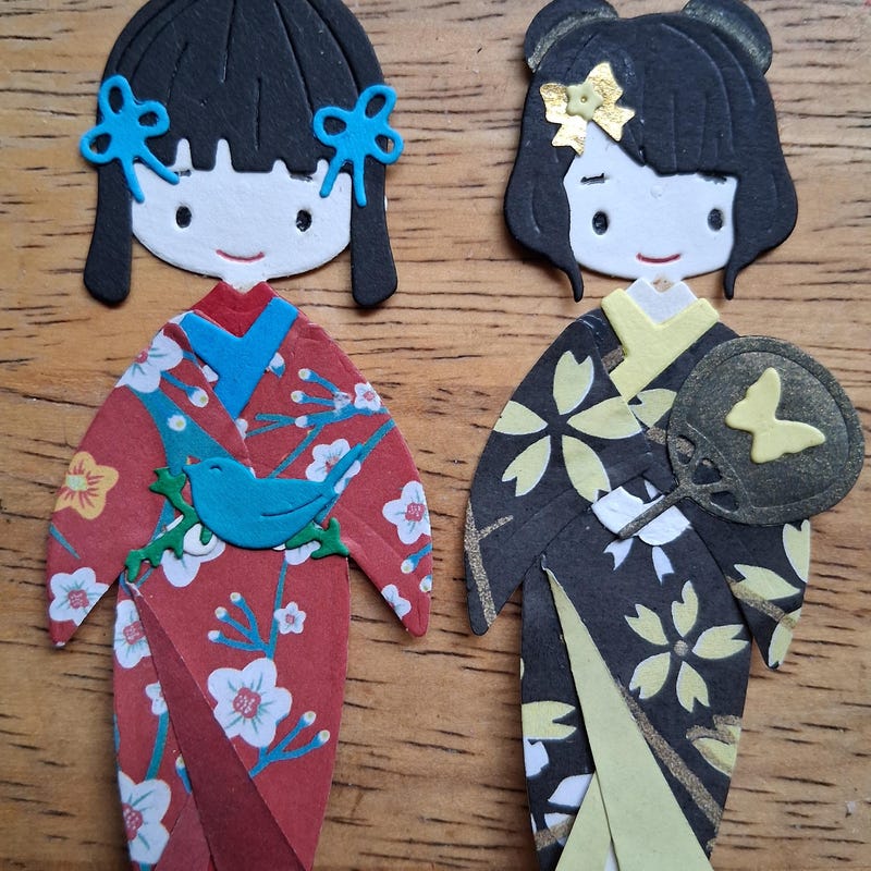 Origami Geisha Paper - Etsy