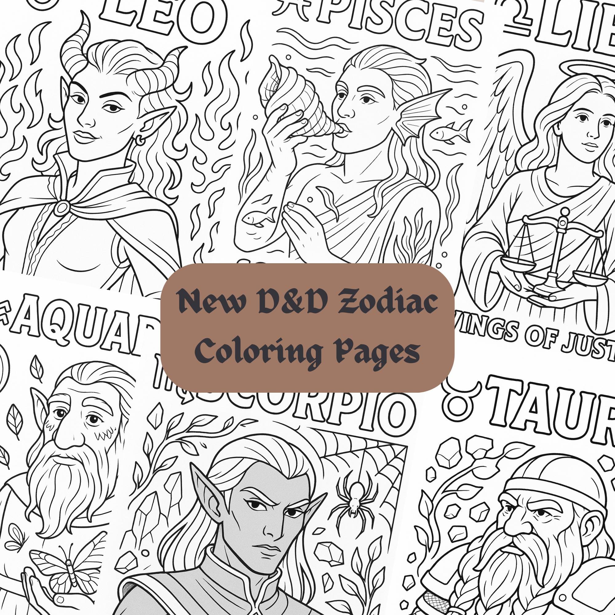Zodiac signs as dnd races 60 photos - Astrologytoyou.com
