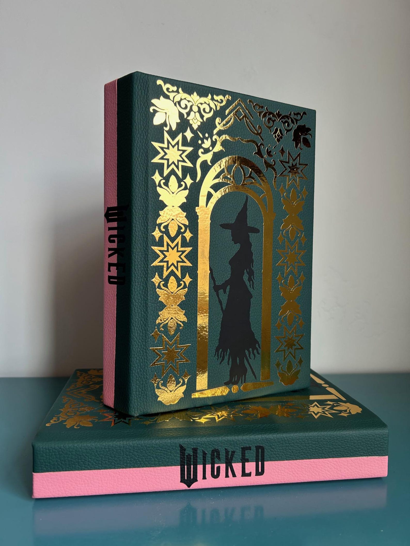 Wicked Special Edition Custom Book Rebind - Glinda and Elphaba Covers ...