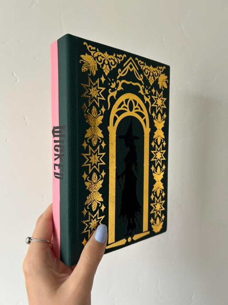 Wicked Special Edition Custom Book Rebind - Glinda and Elphaba Covers ...