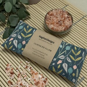 Himalayan Salt Eye Pillow: Lavender Aromatherapy, Heat Therapy - Etsy