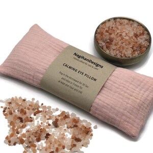 HIMALAYAN SALT Eye Pillow, Heat Therapy for Pain Relief, Spa and ...
