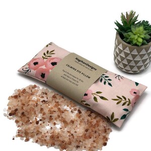 HIMALAYAN SALT Eye Pillow, Heat Therapy for Pain Relief, Spa and ...