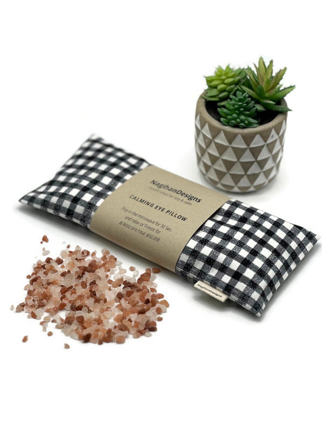 Mindfulness Gift for Daughter HIMALAYAN SALT Eye Pillow, Aromatherapy ...