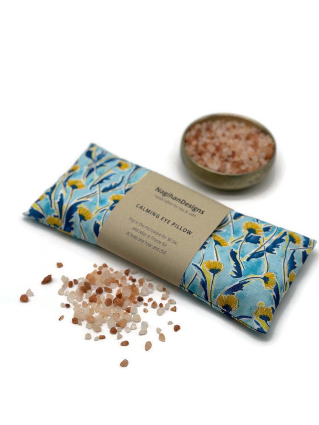 HIMALAYAN SALT Eye Pillow, Heat Therapy for Pain Relief, Spa and ...