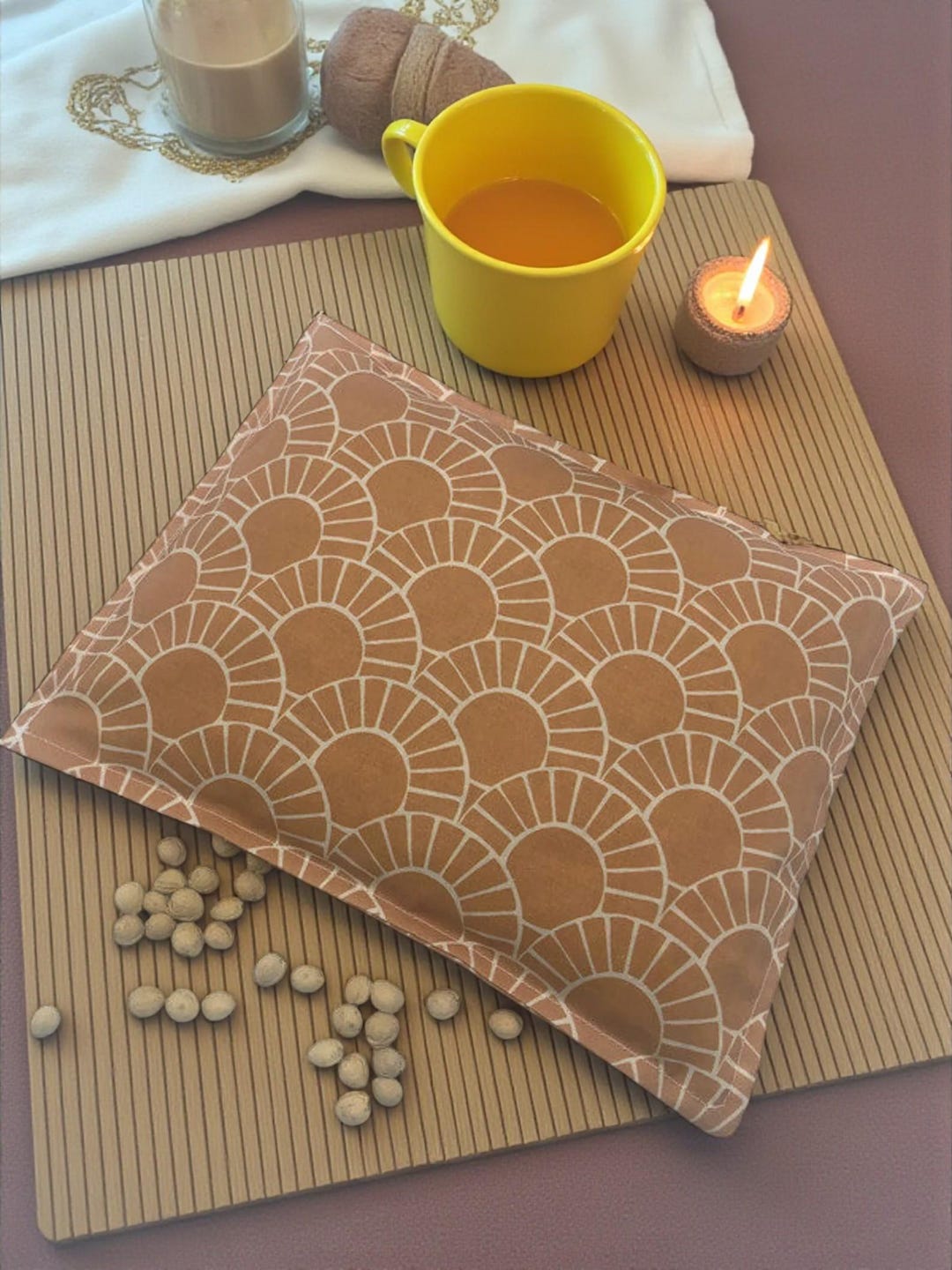 Cherry Pit Heating Pad: 7x9" Microwaveable Snuggle Pack - Etsy