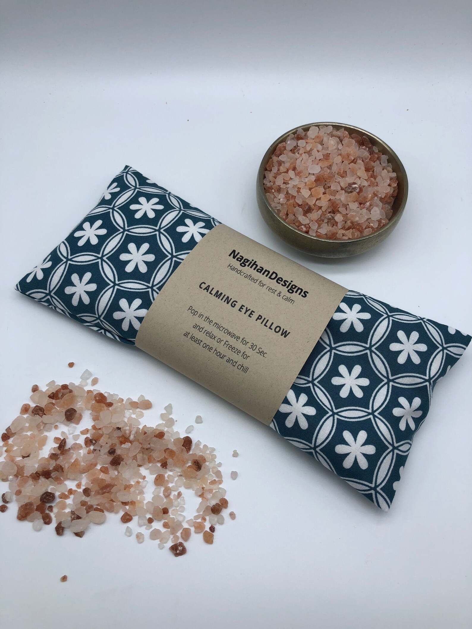 PINK HIMALAYAN SALT Eye Pillow Aromatherapy Weighted Eye - Etsy