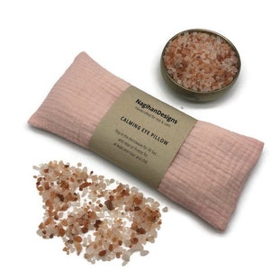 HIMALAYAN SALT Eye Pillow, Heat Therapy for Pain Relief, Spa and ...