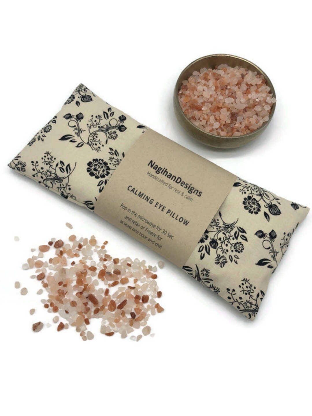 HIMALAYAN SALT Eye Pillow Heat Therapy for Pain Relief Spa and ...