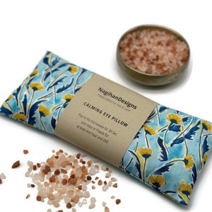 HIMALAYAN SALT Eye Pillow, Heat Therapy for Pain Relief, Spa and ...