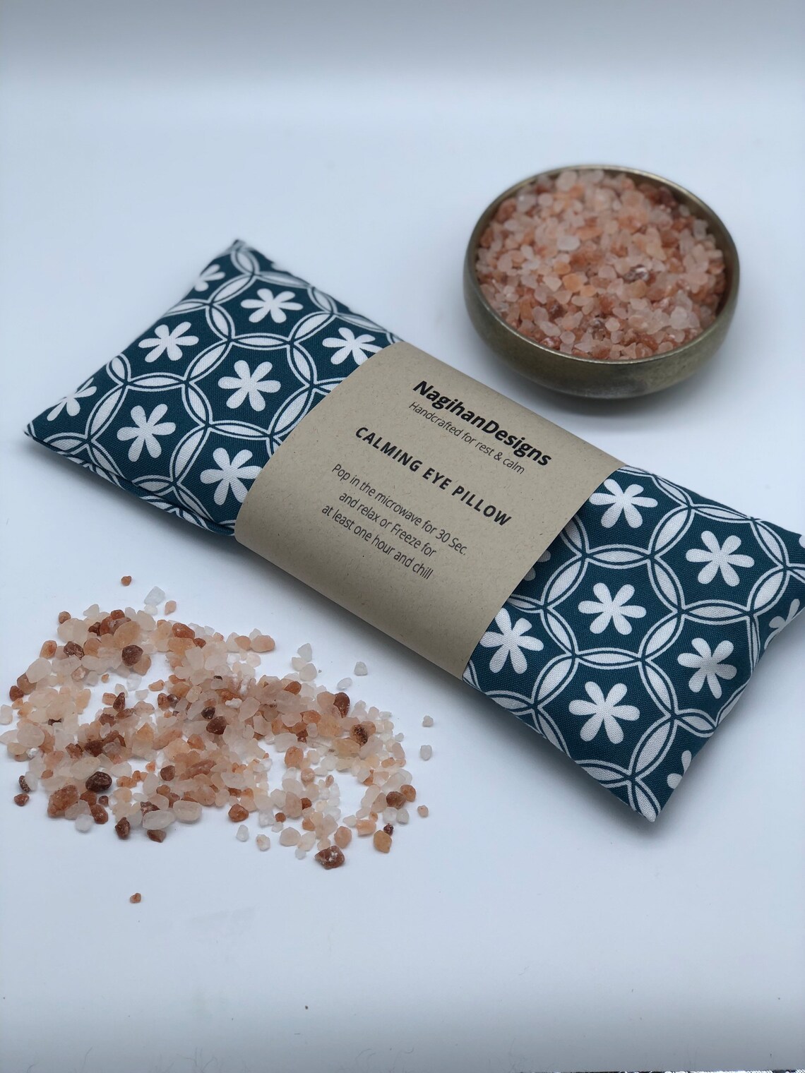 PINK HIMALAYAN SALT Eye Pillow Aromatherapy Weighted Eye - Etsy