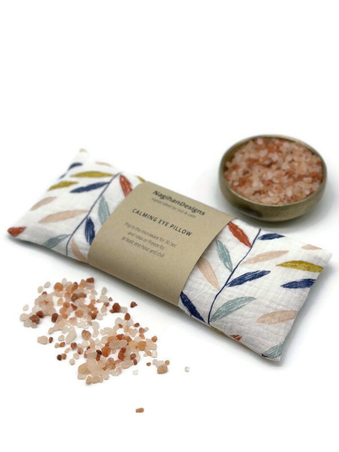 Himalayan Pink Salt Eye Pillow: Aromatherapy Relaxation, Washable ...