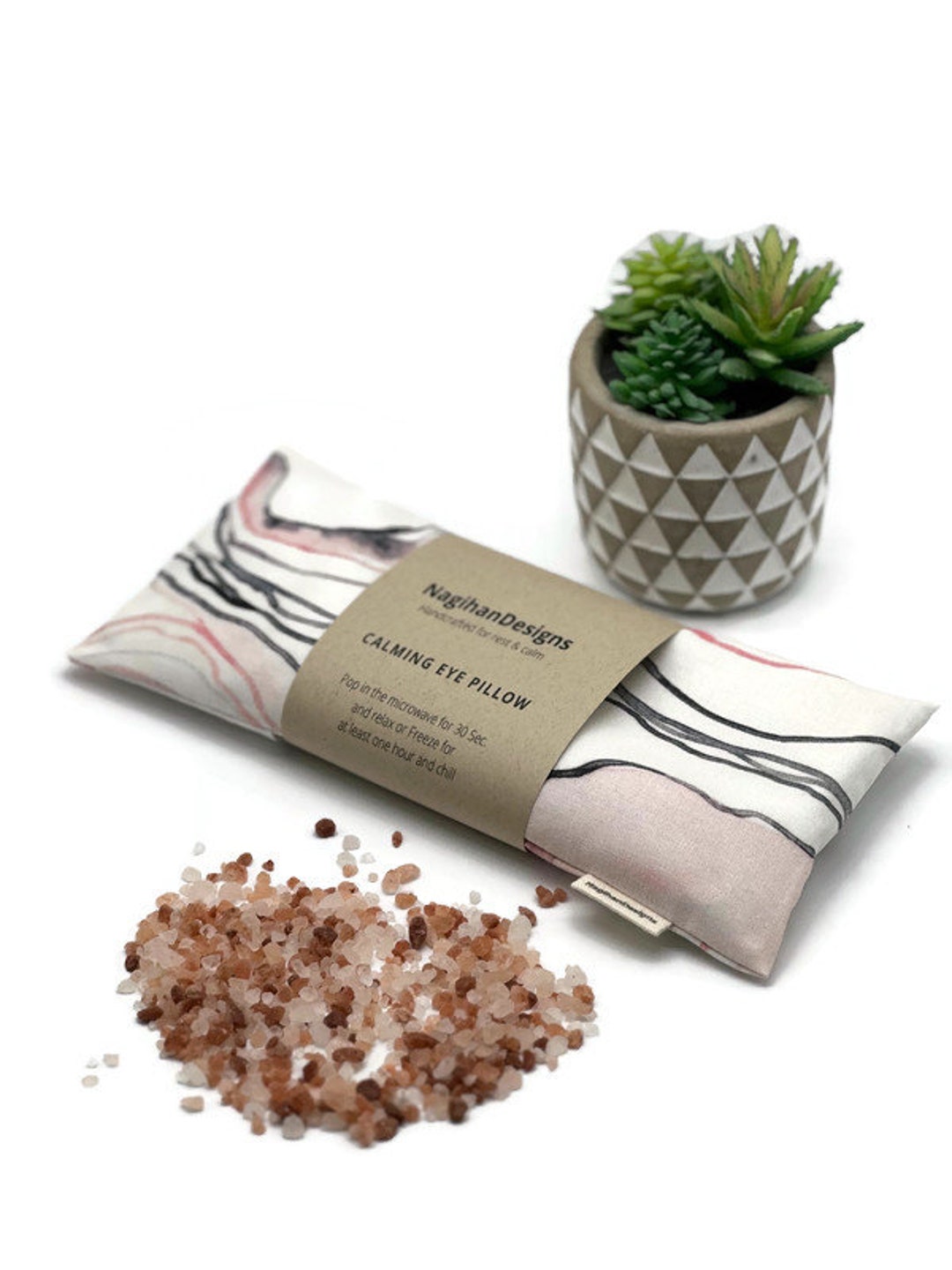 Gift for Teacher, HIMALAYAN SALT Eye Pillow Heat Therapy for Pain ...