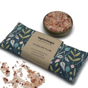 Himalayan Salt Eye Pillow: Lavender Aromatherapy, Heat Therapy - Etsy