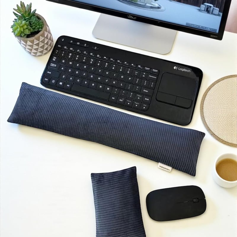 Pink Wrist Rest Mouse Pad - Etsy