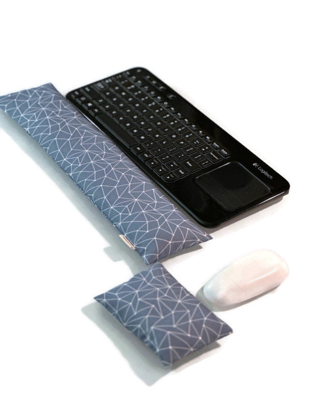Keyboard and Mouse Wrist Rest Pillow, Ergonomic Wrist Pad, Flax Seed ...