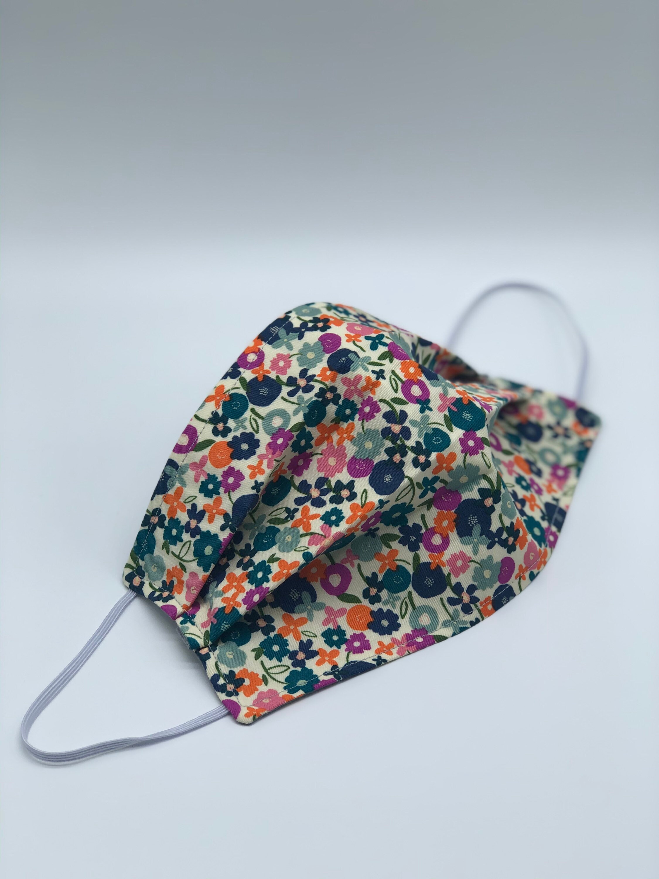 Face Mask Floral Design Face Mask Washable Adult Unisex Fabric | Etsy